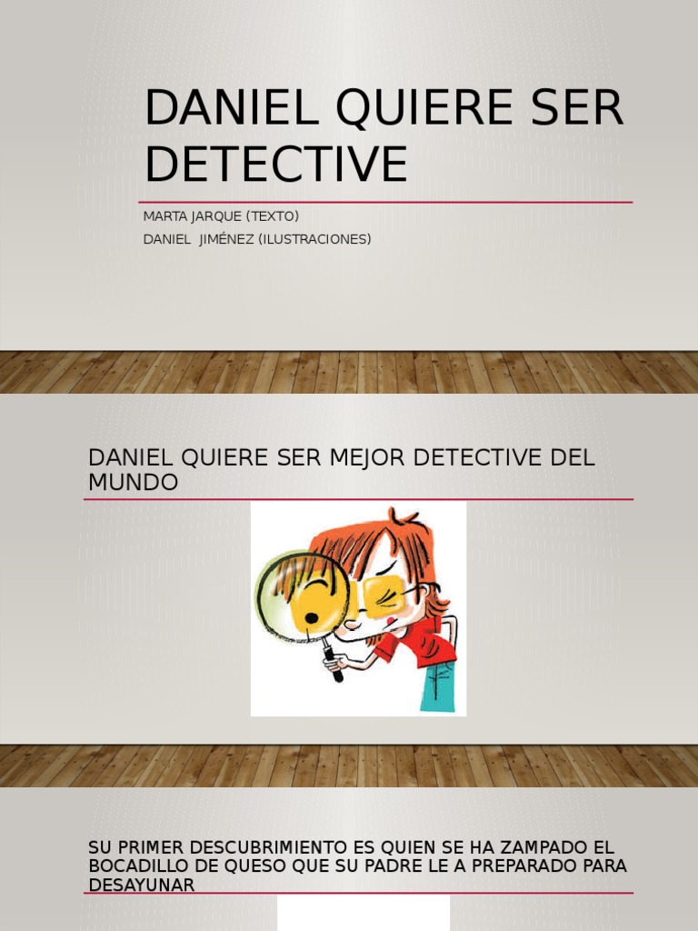 Daniel, el pequeño detective | PDF