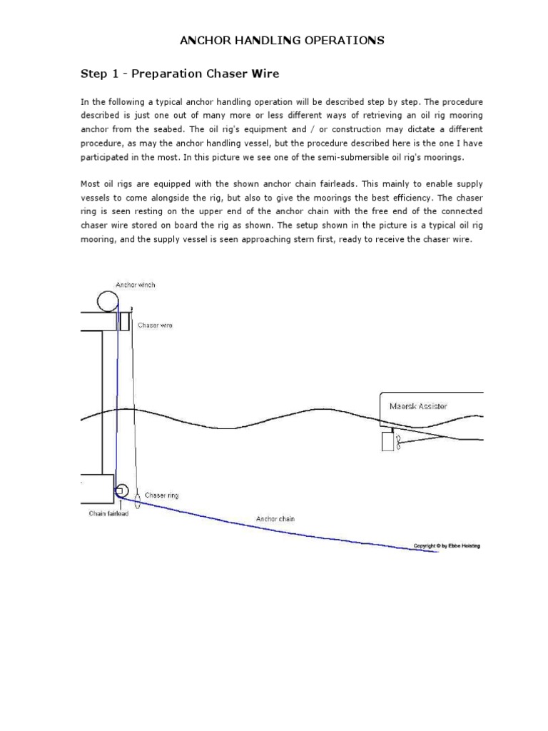 Step-by-Step Anchor Handling Guide | PDF | Anchor | Watercraft