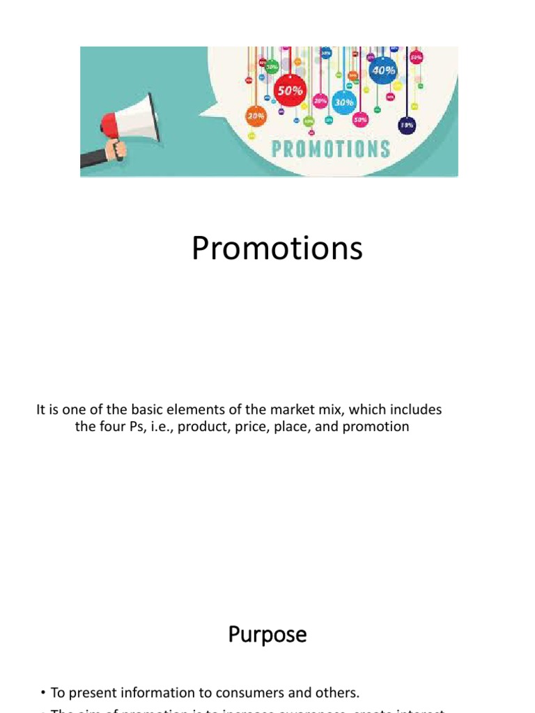 Sales Promotion Strategies Explained | PDF | Promotion (Marketing ...