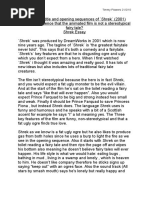 The Entire Shrek Movie Script | PDF