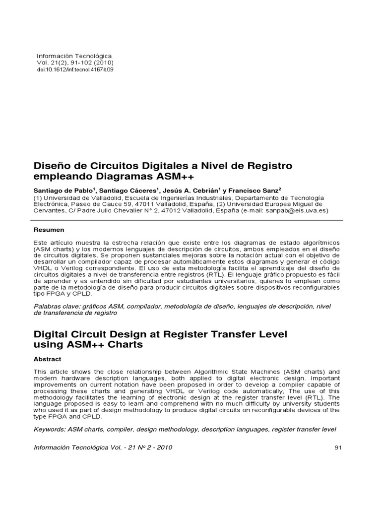 Cartas Asm | PDF | Vhdl | Lenguaje de programación