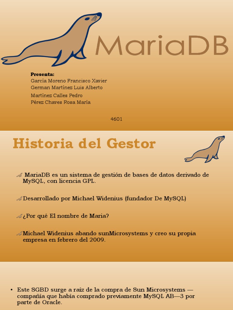 Maria DB | PDF | Mi sql | Software