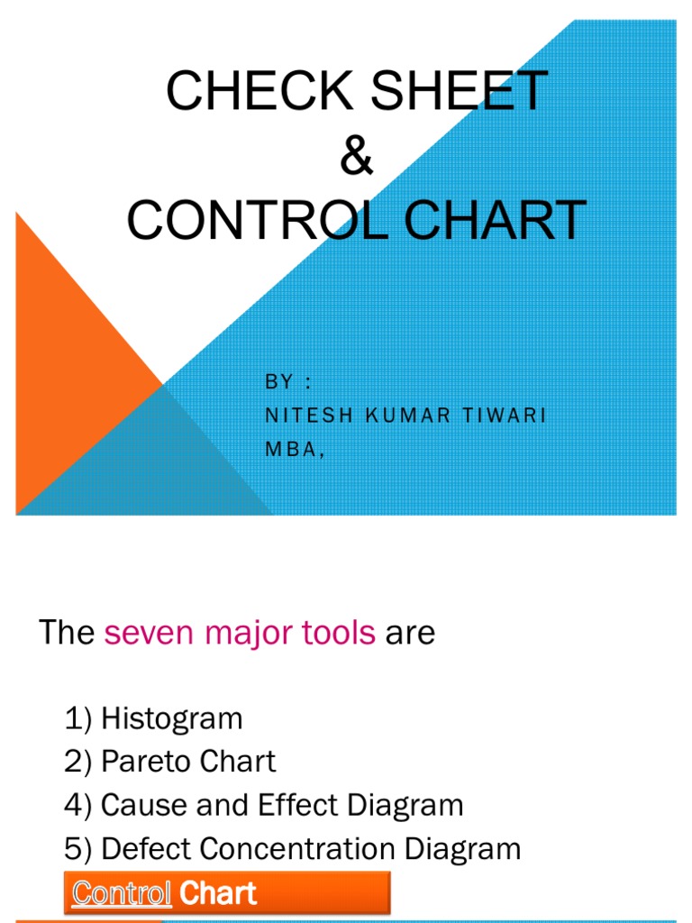 Check Sheet & Control Chart | Download Free PDF | Retail | Business