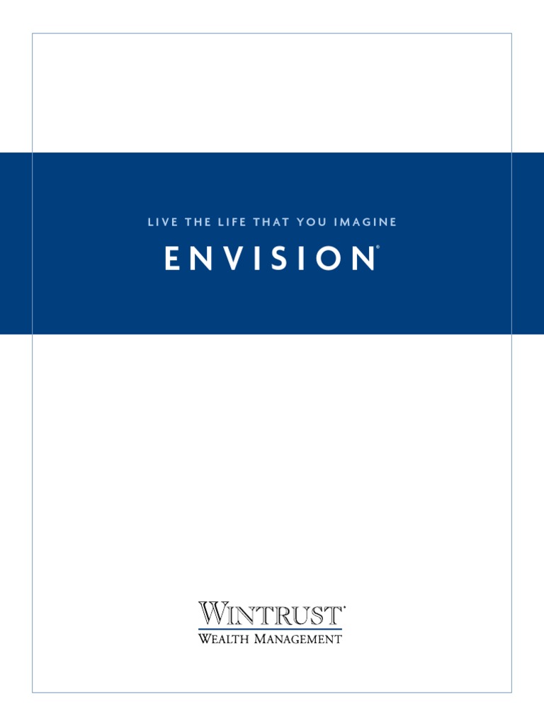 Envision: Live The Life That You Imagine | PDF | Investor | Retirement