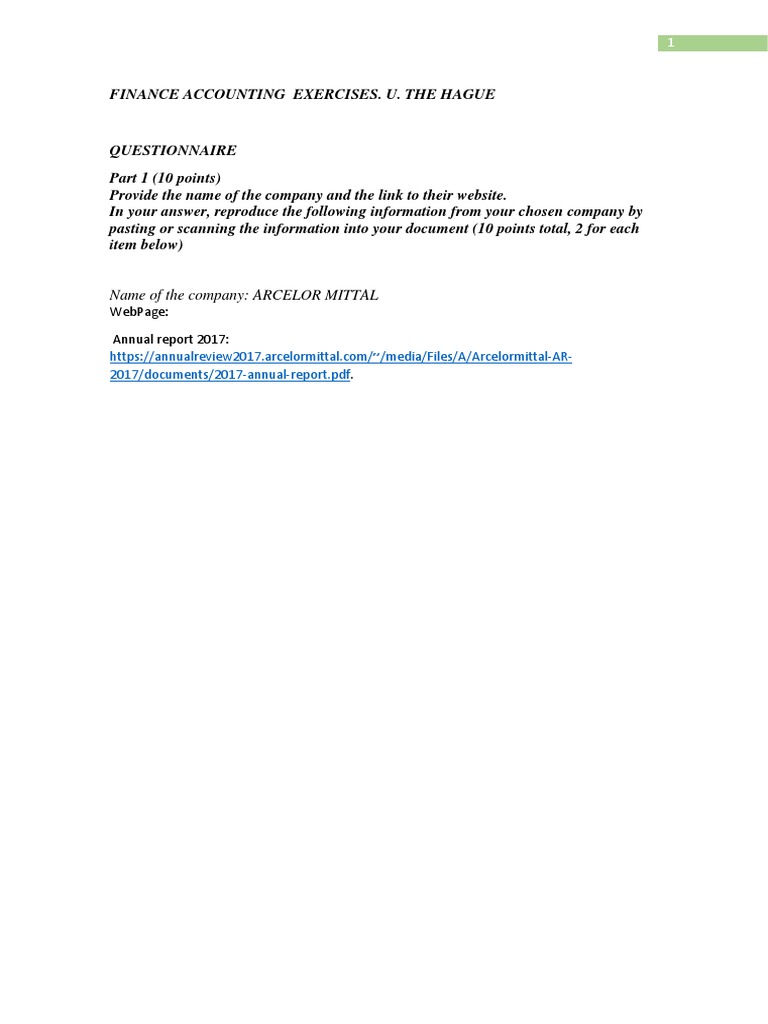 Finance Accounting Exercises | PDF | Equity (Finance) | Stock Market