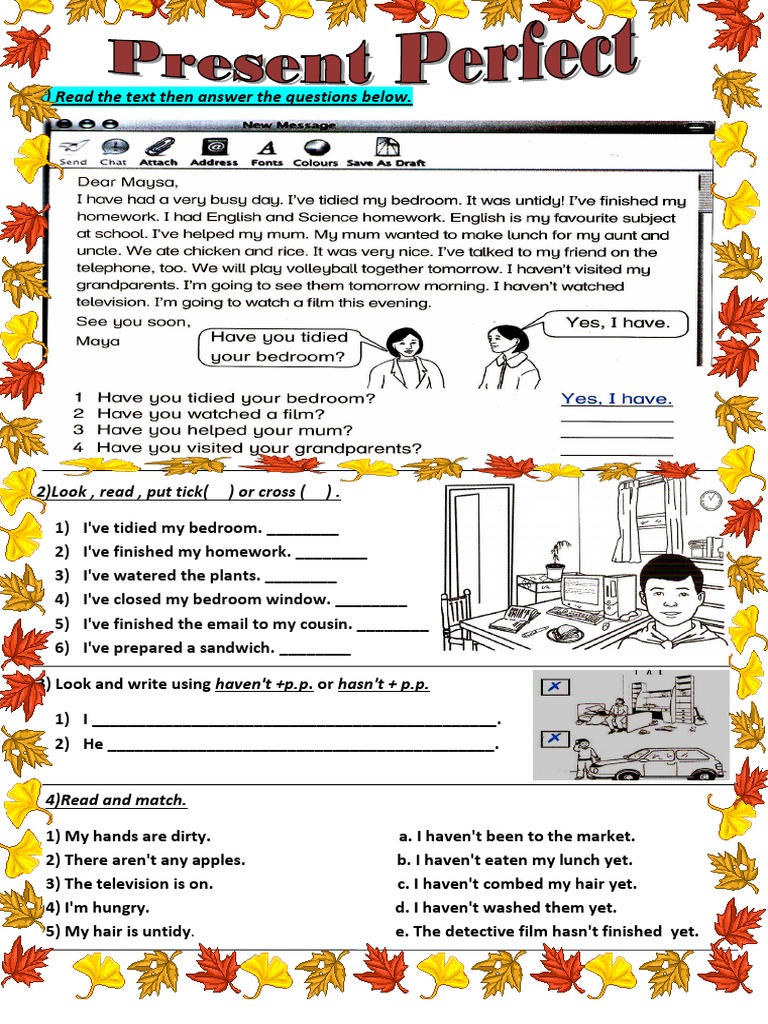 Present Perfect Fun Activities | PDF