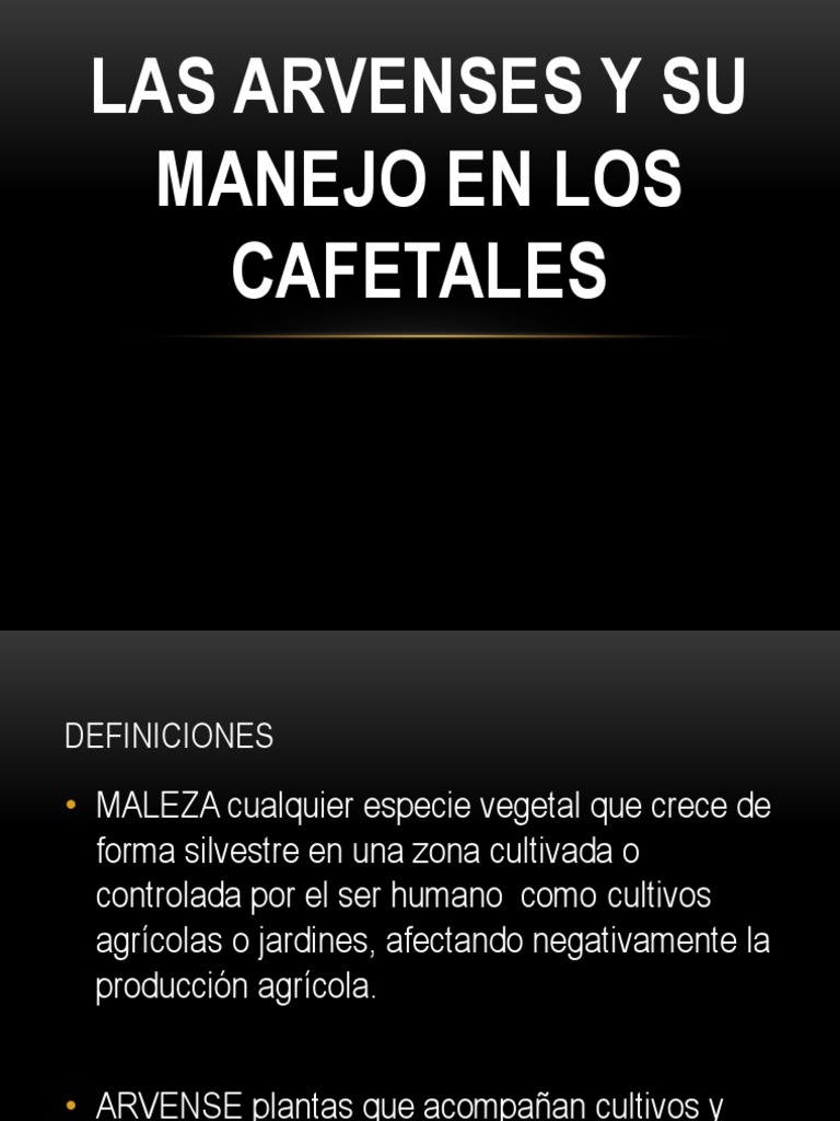 Arvenses y Su Manejo | PDF | Botánica | Paisaje