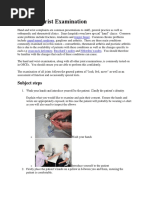 Hand & Wrist Examination OSCE Checklist | PDF