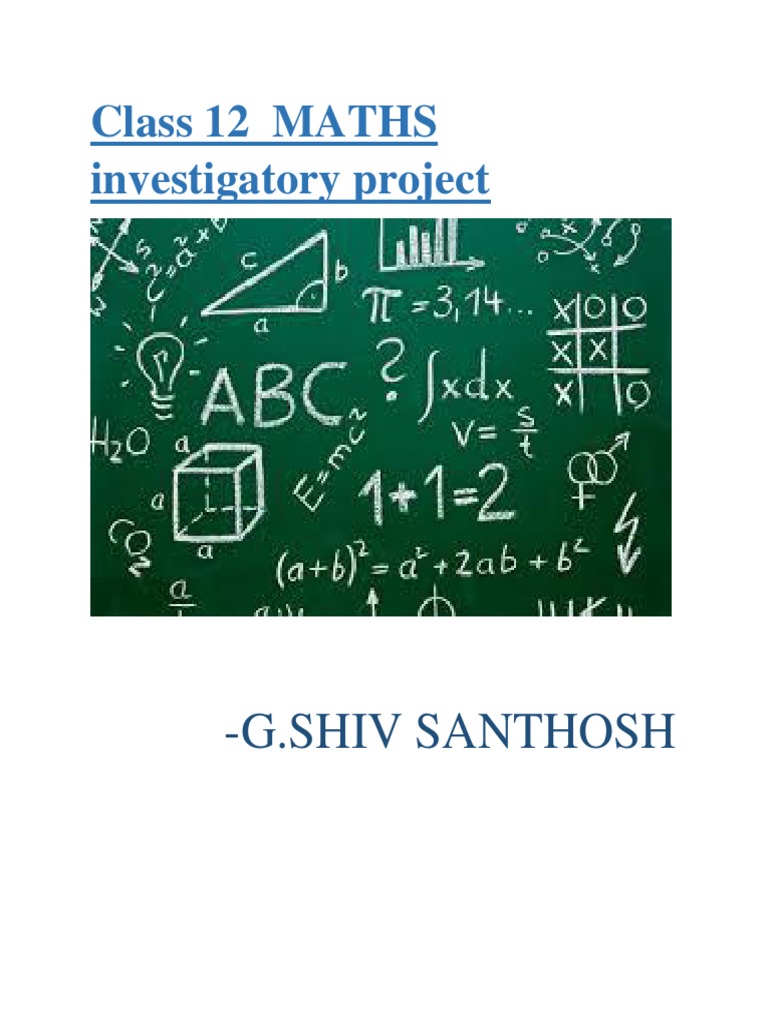 Class 12 Maths Project On Prime Numbers | PDF | Prime Number | Array ...