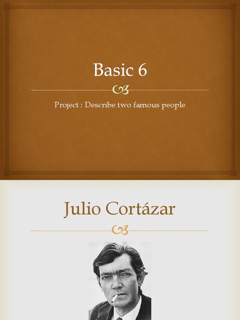 Project: Describe Two Famous People | PDF