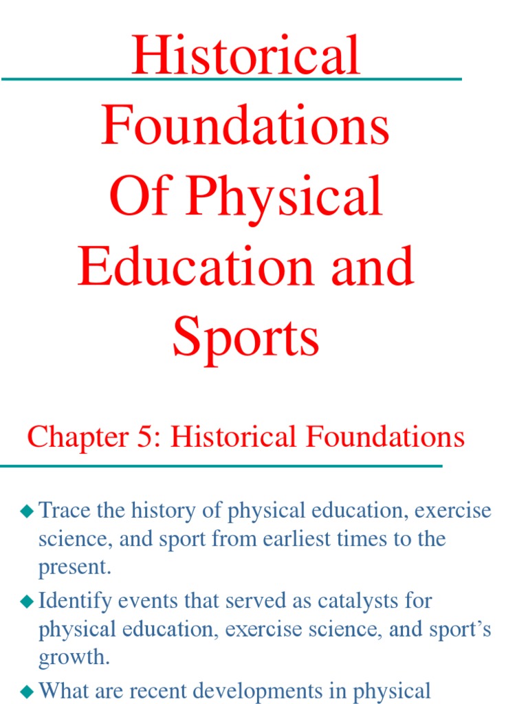 Historical Foundations Of Physical Education and Sports | Physical ...