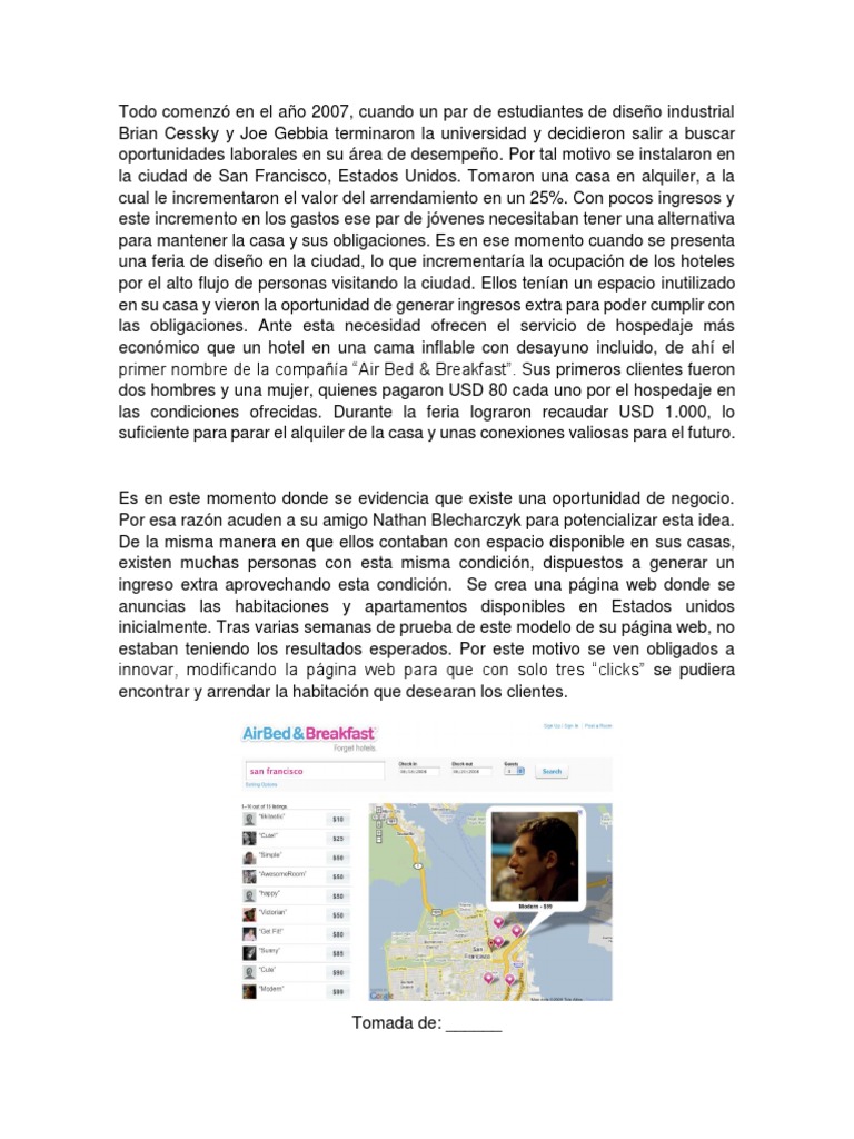 Caso Airbnb | PDF | Airbnb | Hotel