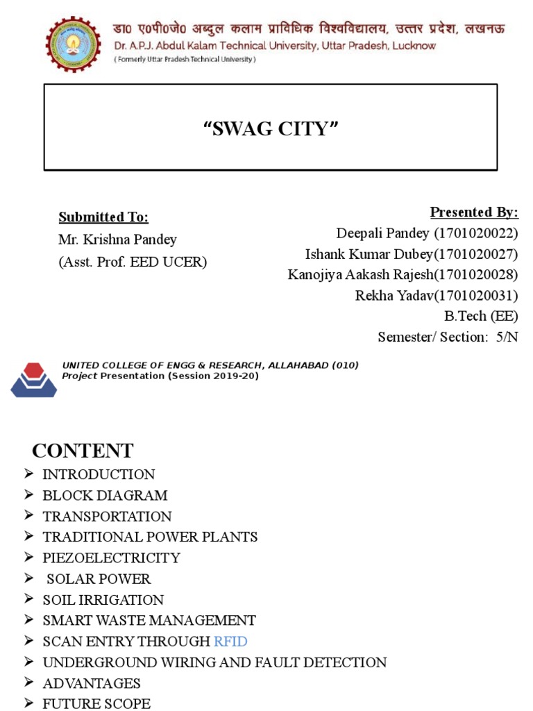 "Swag City": Submitted To: Presented by | PDF | Hyperloop | Electric Power