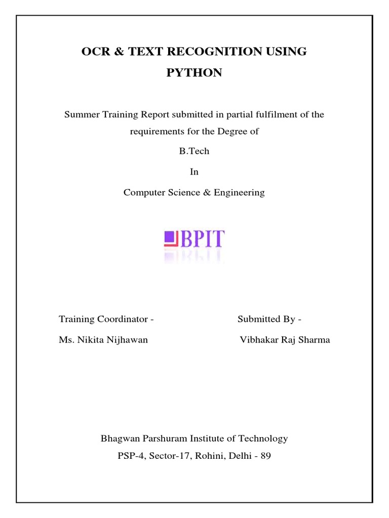 Ocr Using Tesseract Pdf Optical Character Recognition Search
