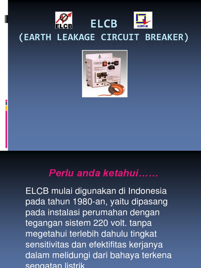 Panduan ELCB untuk Keamanan Rumah | PDF | Sains & Matematika