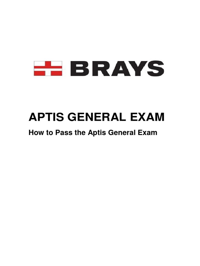 How To Pass The Aptis General Exam | PDF | Test (Assessment) | Reading ...