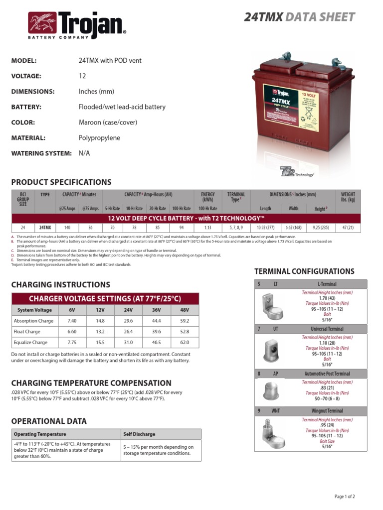 Ficha Técnica de Bateria | PDF | Battery Charger | Physical Quantities