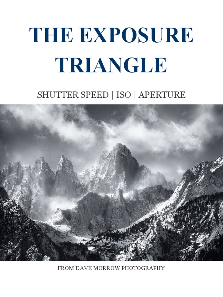 Exposure Triangle Photography Guide Dave Morrow Photography | PDF ...