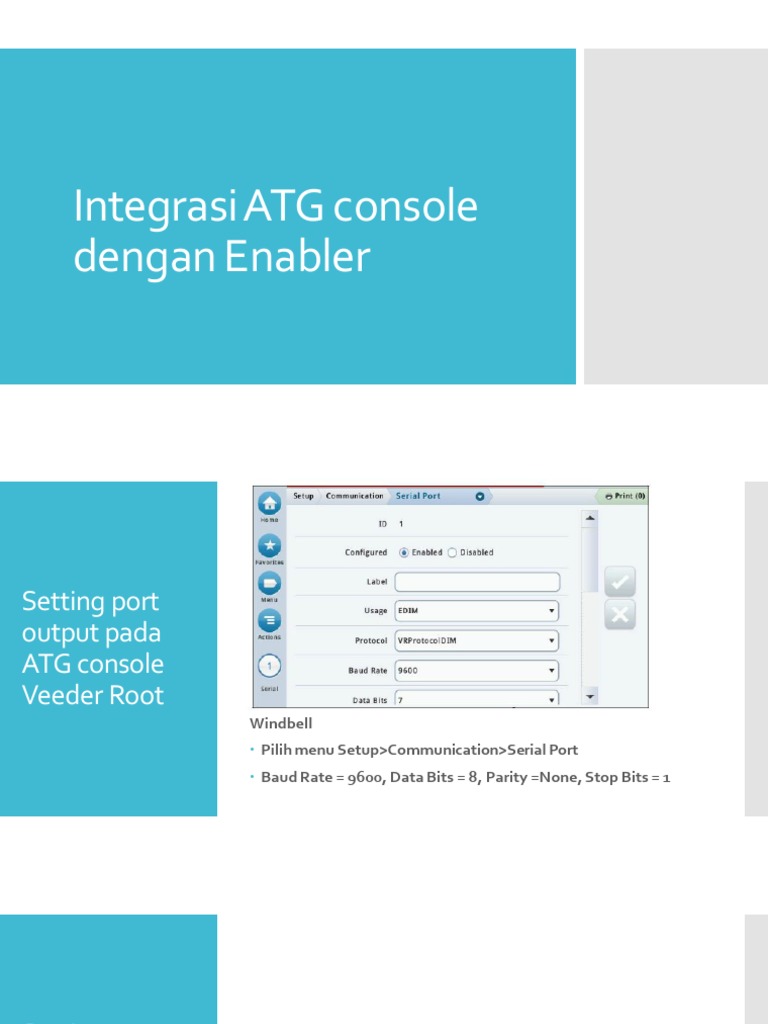 Integrasi ATG Console dan Enabler | PDF | Griya & Taman | Komputer