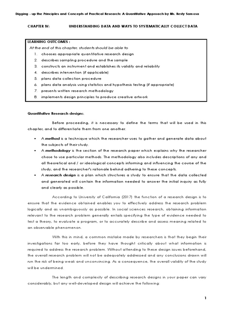 Systematic Data Collection in Research | PDF | Sampling (Statistics ...