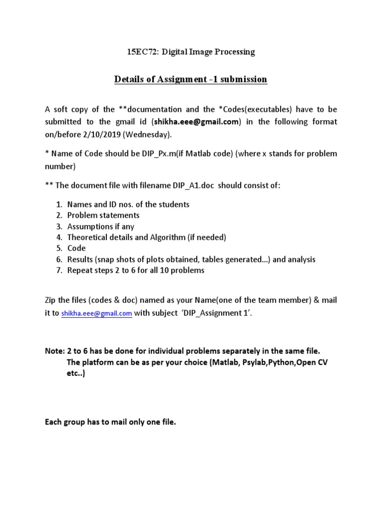 15EC72 A1 Submission Details | PDF