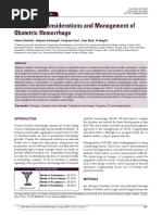 ACOG Postpartum Hemorrhage Protocol | PDF | Bleeding | Tissue (Biology)