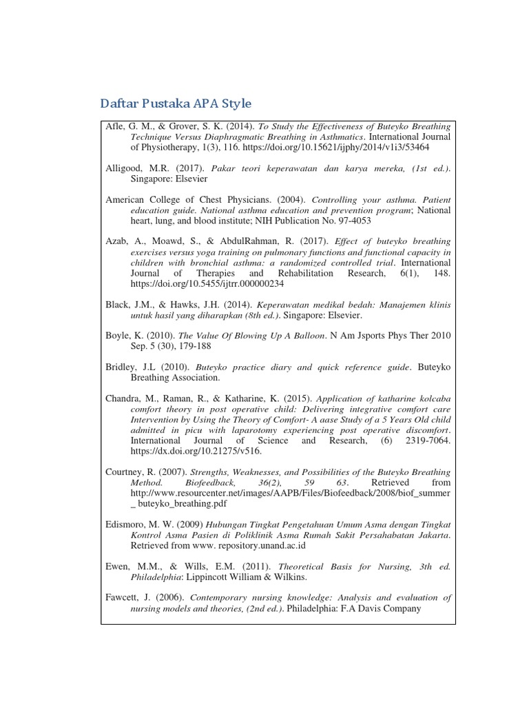 Apa Style | PDF | Evidence Based Medicine | Evidence Based Practice