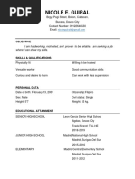 Jollibee Aplication Letter | PDF