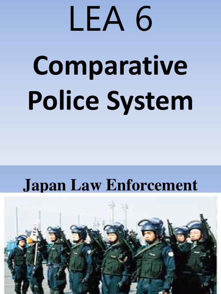 Comparative Police System | PDF | Japan | Police