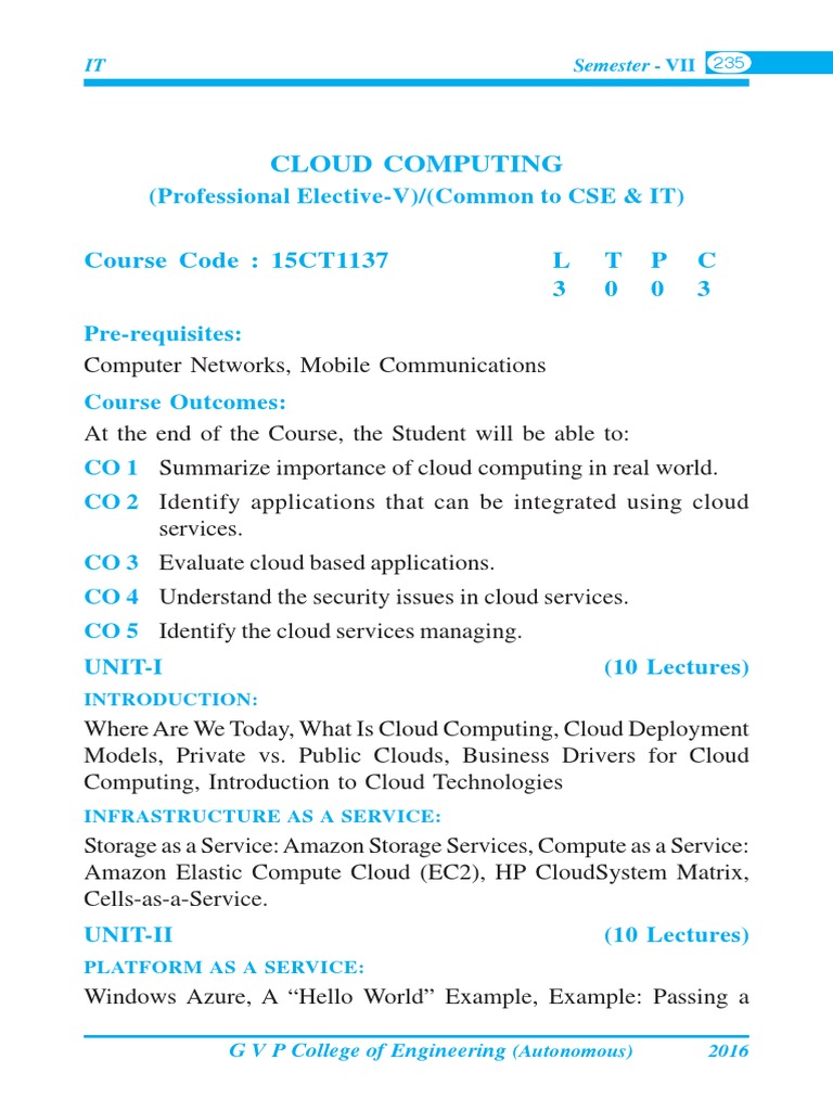CC15 16 | PDF | Platform As A Service | Cloud Computing