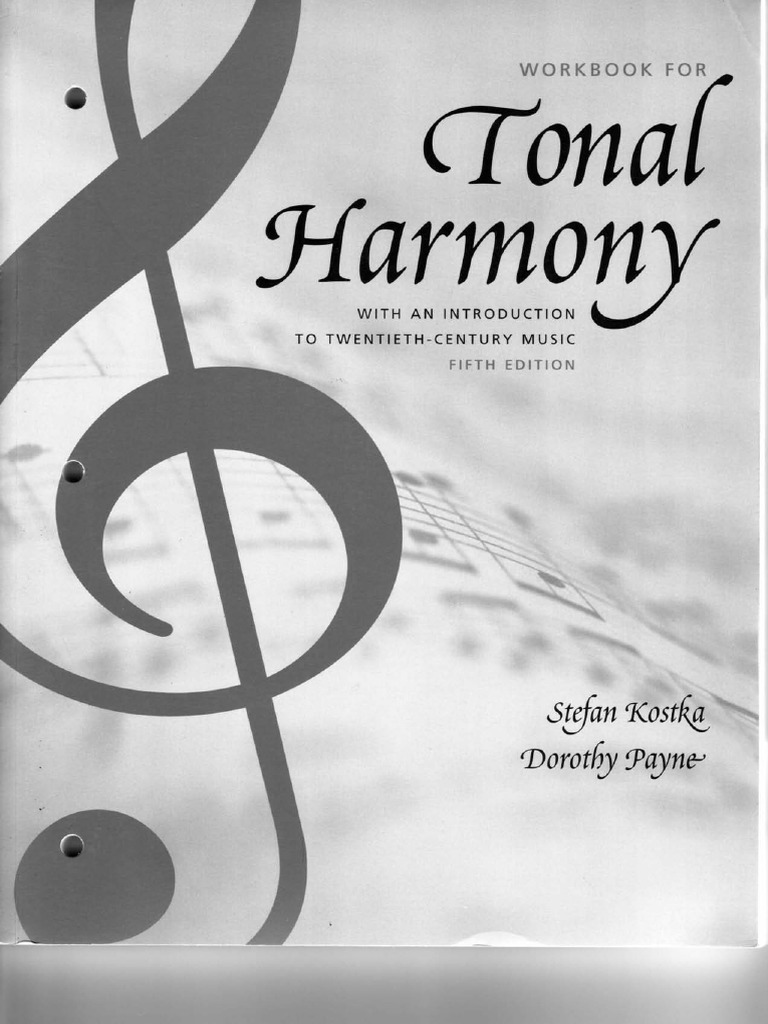 Tonal Harmony Work Book PDF | PDF
