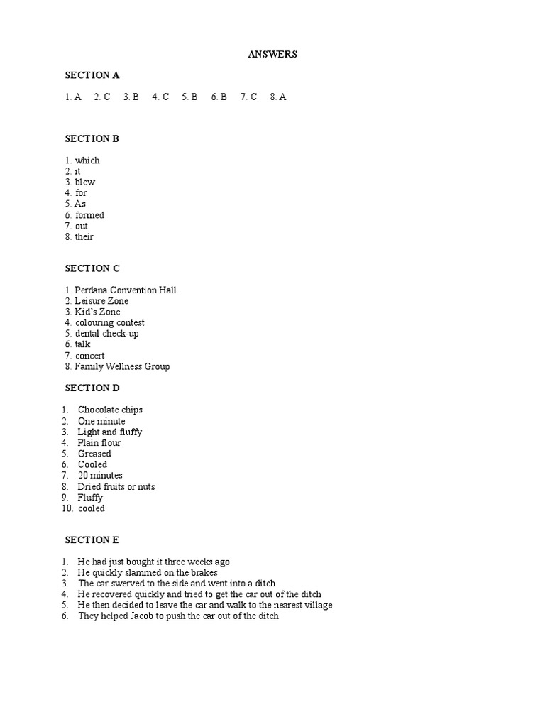 Comprehensive Answer Key Guide | PDF