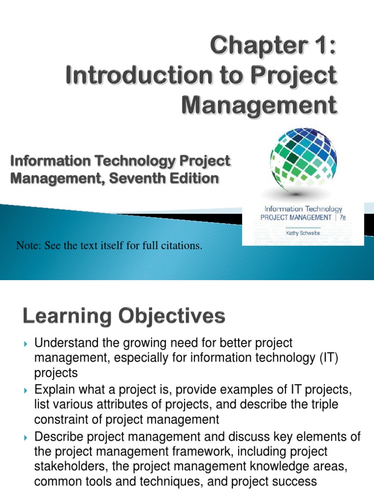 Information Technology Project Management, Seventh Edition | PDF ...