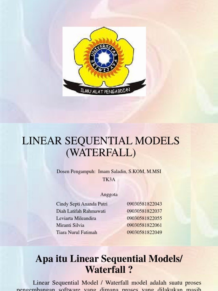 Linear Sequential Models (Waterfall) | PDF
