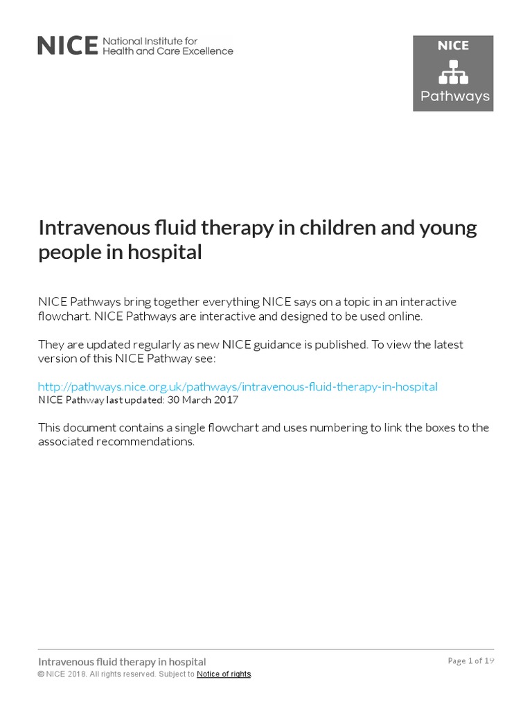 IV Fluids | PDF | Intravenous Therapy | Dehydration