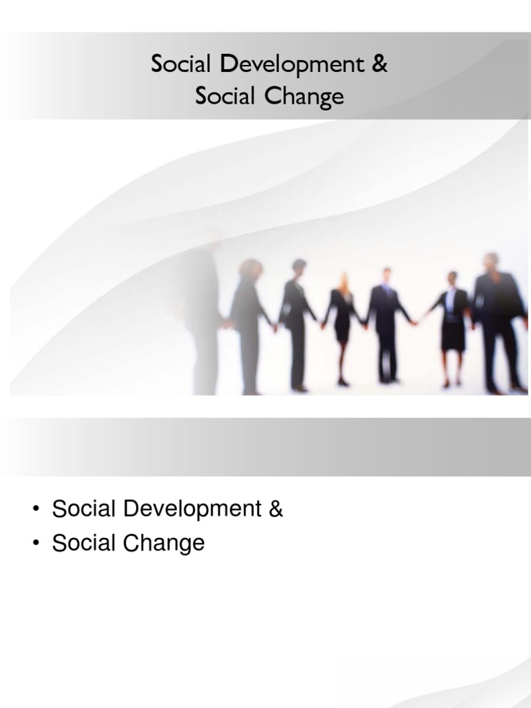 Social Development & Social Change | PDF | Social Conflict | Society