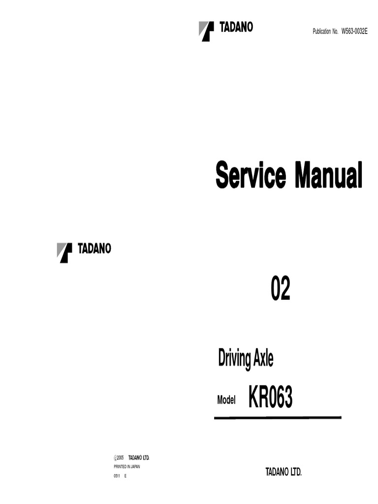 GR 120N 1 | PDF | Axle | Steering