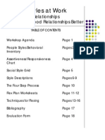 Merrill-Reid Social Styles Explained | PDF | Behavior | Emotions