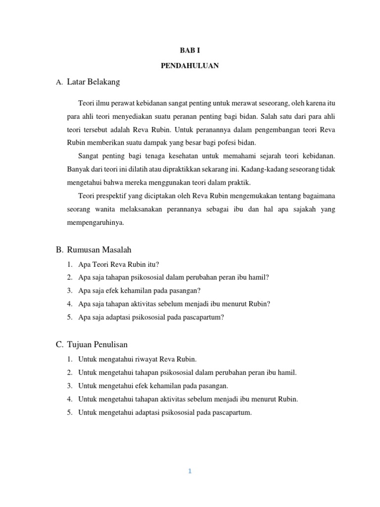 Teori Reva Rubin | PDF