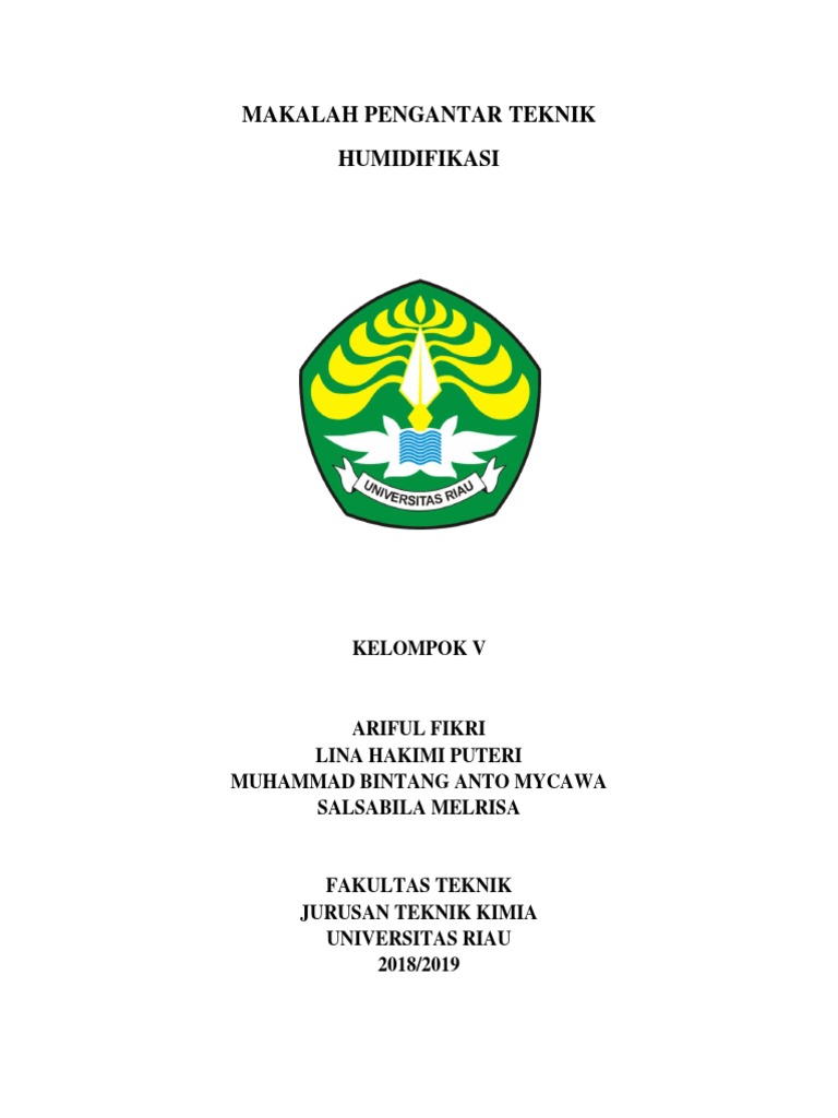 Pengantar Teknik Humidifikasi | PDF