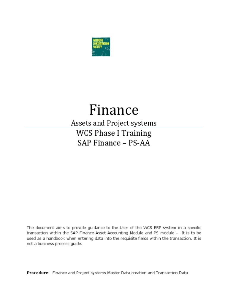 AUC Management in SAP Finance | PDF | Depreciation | Debits And Credits