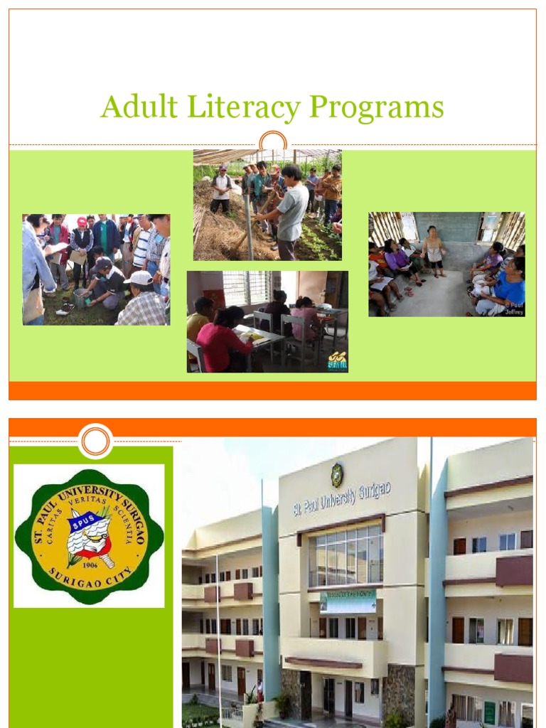 Adult Literacy Programs | PDF | Adult Education | Literacy