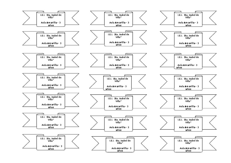 Solapín Bienvenidos | PDF