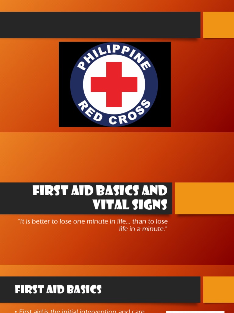 First Aid: Assessing Vital Signs | PDF | First Aid | Medicine