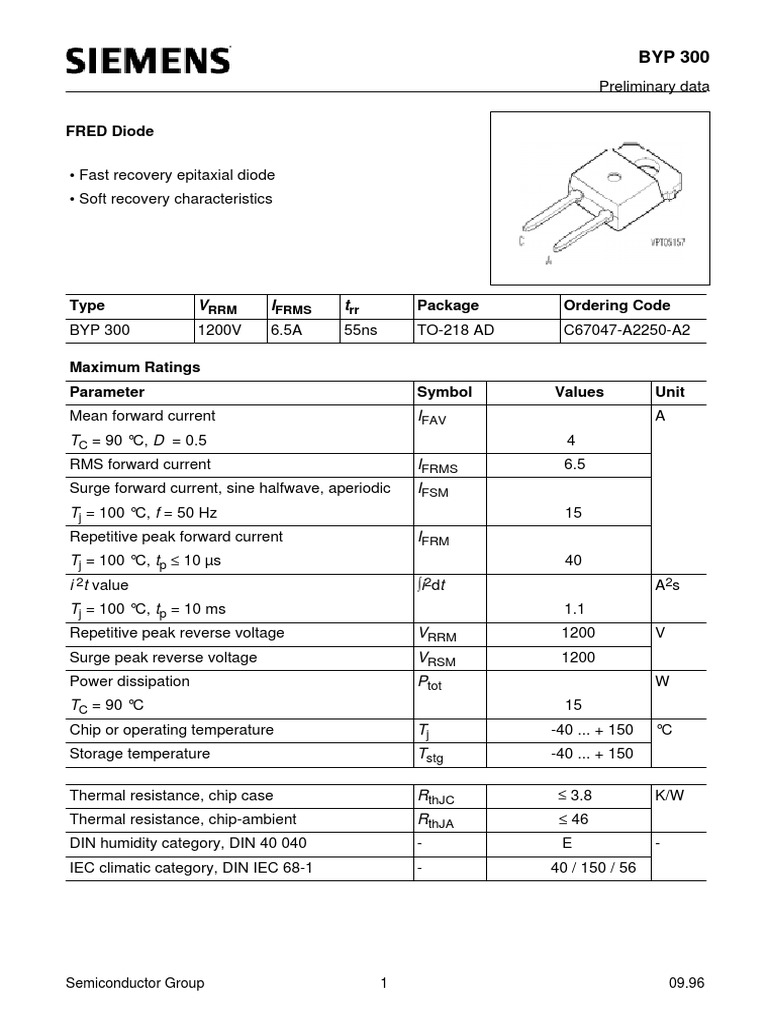 Data Sheet Dioda | PDF | Diode | Electrical Resistance And Conductance