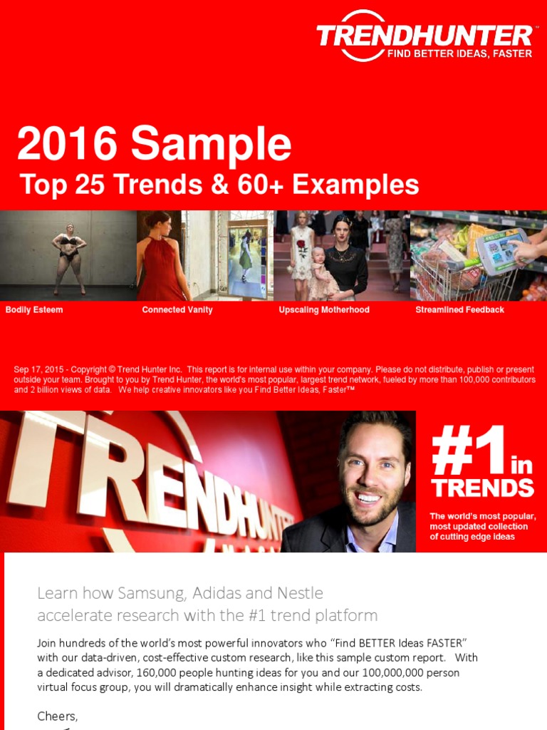 2016 Sample: Top 25 Trends & 60+ Examples | PDF | Retail | Tinder (App)
