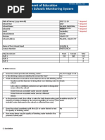 Department of Education: WASH in SCHOOLS Monitoring Tool | PDF | Wash ...