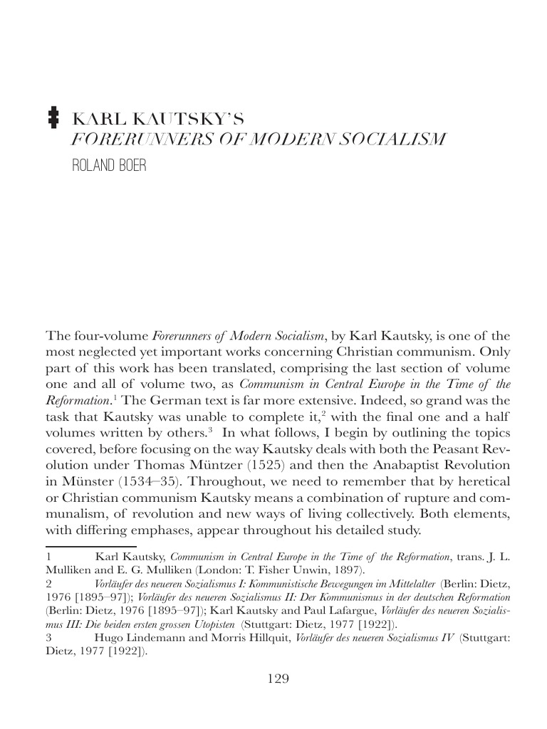 Roland Boer | PDF | Anabaptism | Friedrich Engels