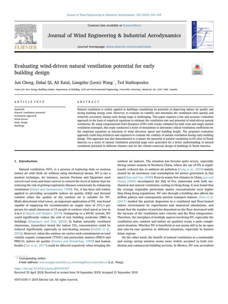 Journal of Wind Engineering & Industrial Aerodynamics | PDF ...