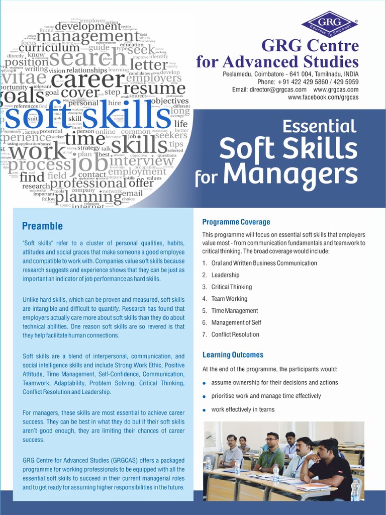 Essential Soft Skills Training Program | PDF | Skill | Critical Thinking